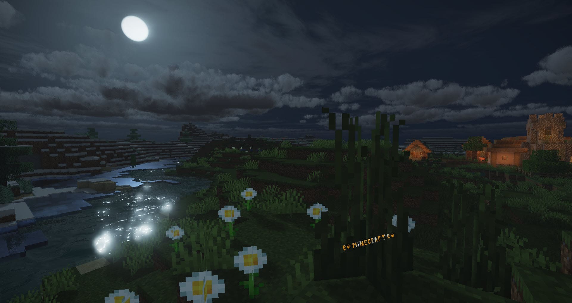 Wisdom Shaders - шейдер с бликами [1.19.4] [1.18.2] [1.17.1] [1.16.5 ...