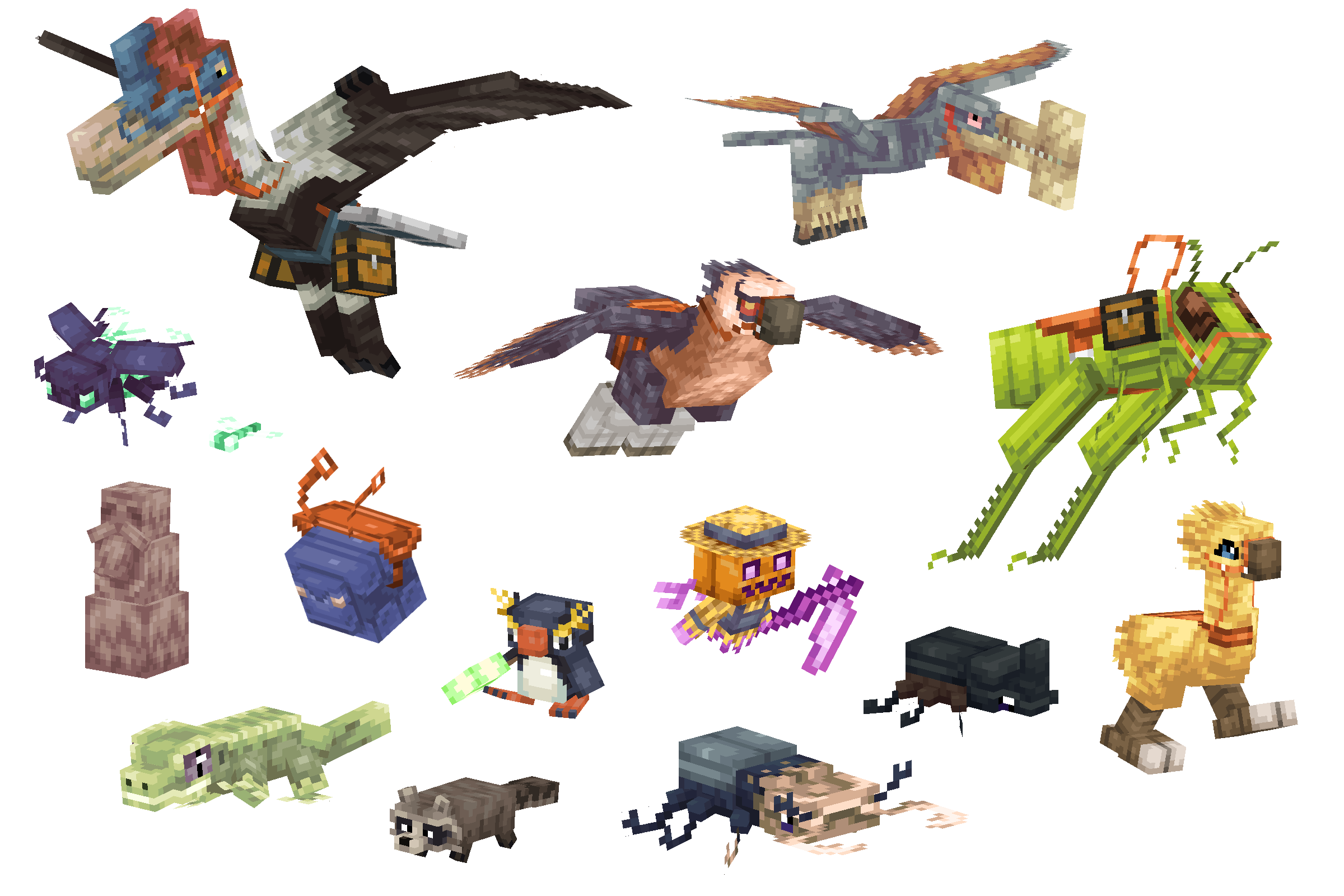 Tameable Beasts - различные животные [1.20.1] [1.19.2] » Скачать моды ...