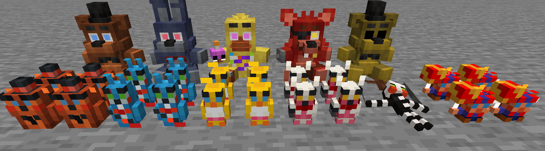 FNAF - PROJECT: NIGHTSHIFT - мишка Фредди в Minecraft [1.21.1] [1.20.1 ...